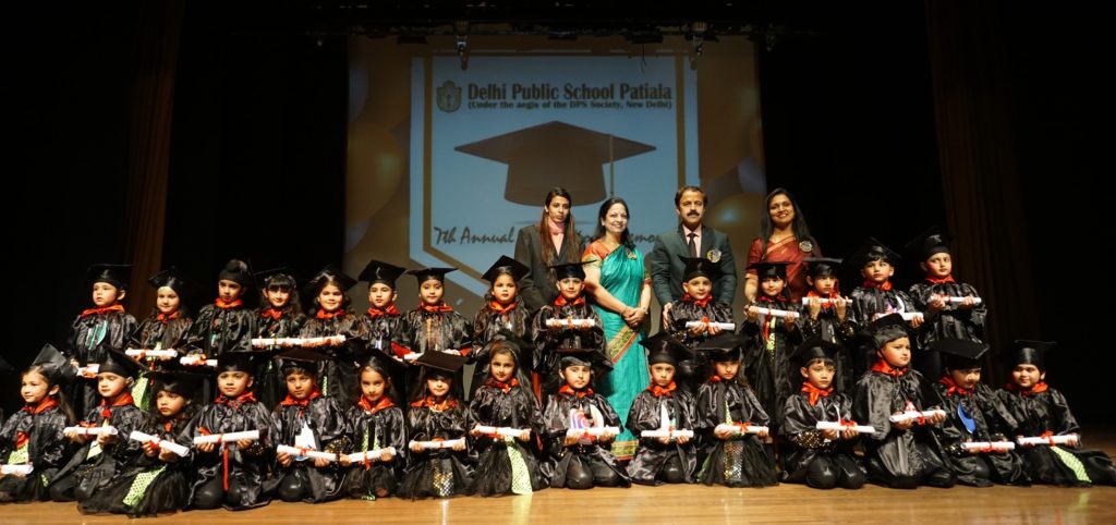 DPS Patiala organised graduation ceremony of its pre primary students ...