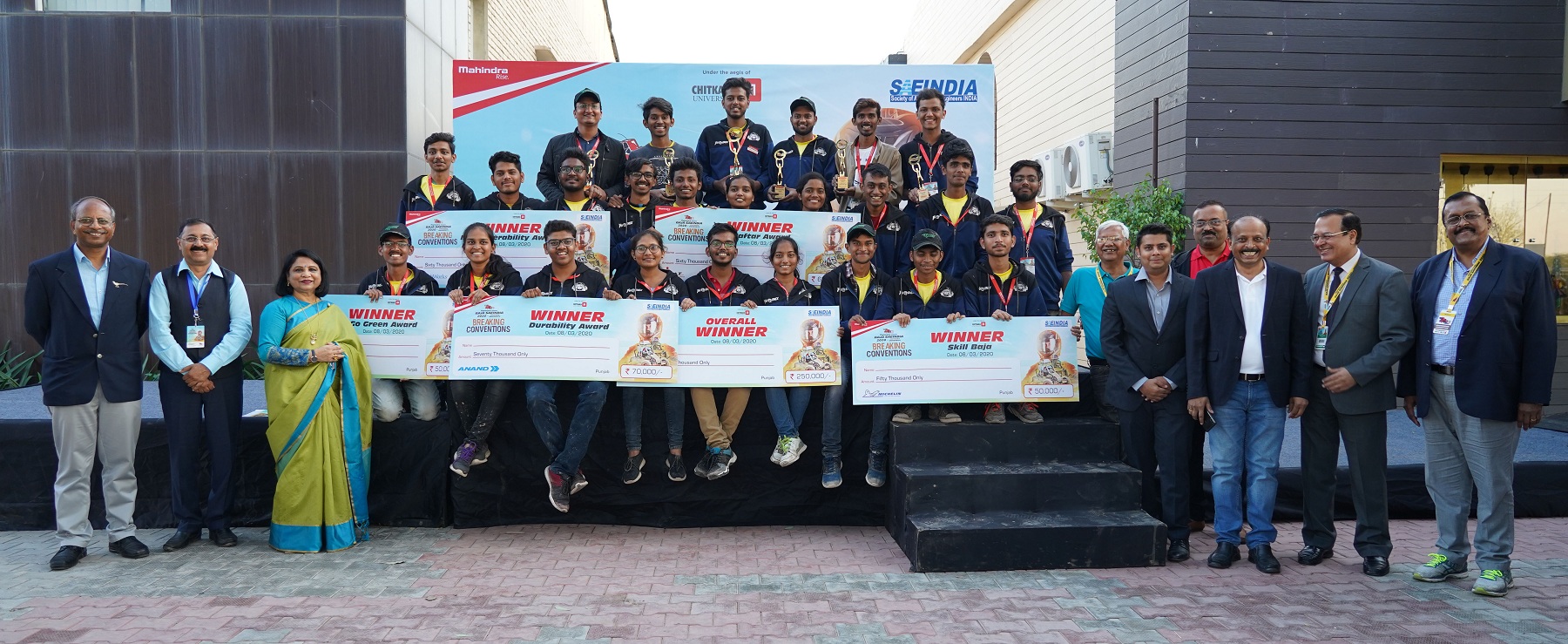 Mahindra BAJA SAEINDIA 2020 successfully concluded at Chitkara ...